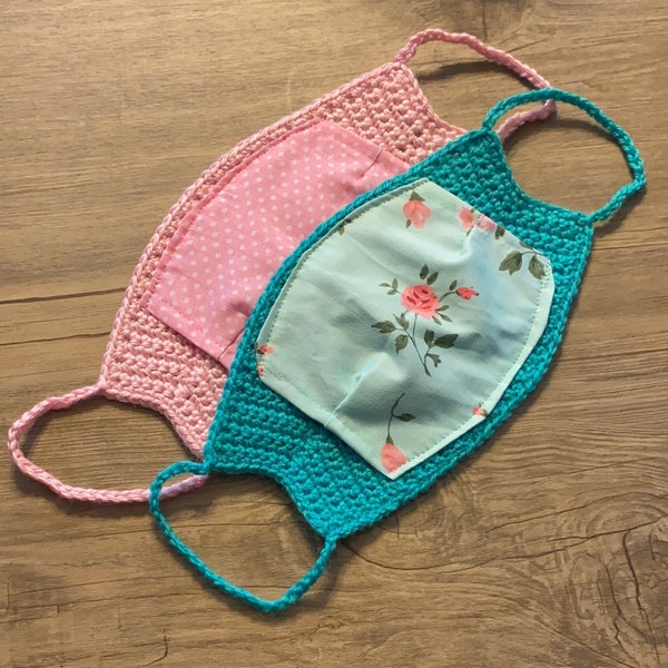 Crocheted Face Mask - Etsy