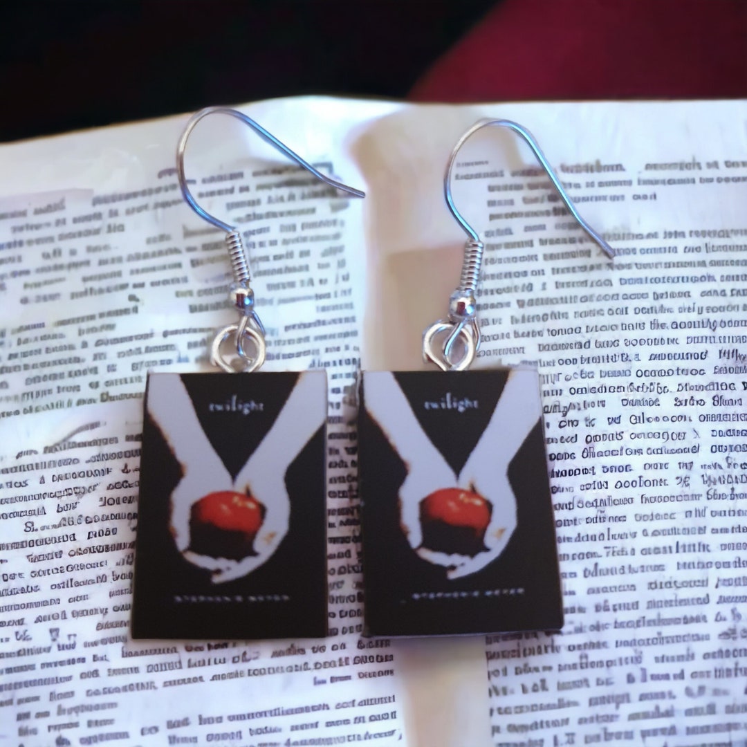 Twilight Tiny Book Earrings - Etsy