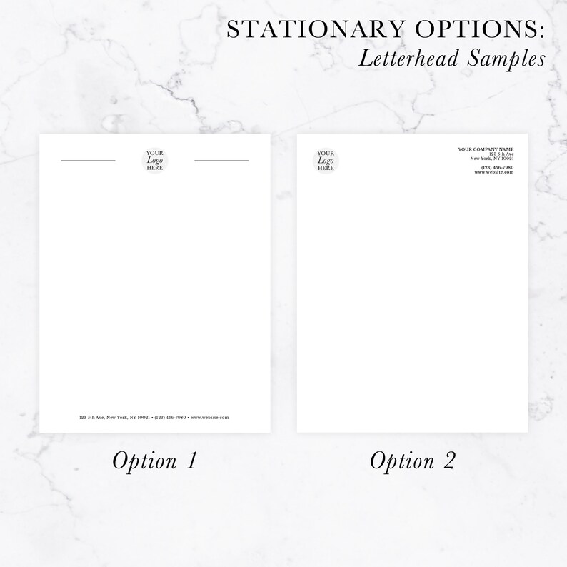 Matching Business Stationary, Letterhead, Envelopes | Add-on ...