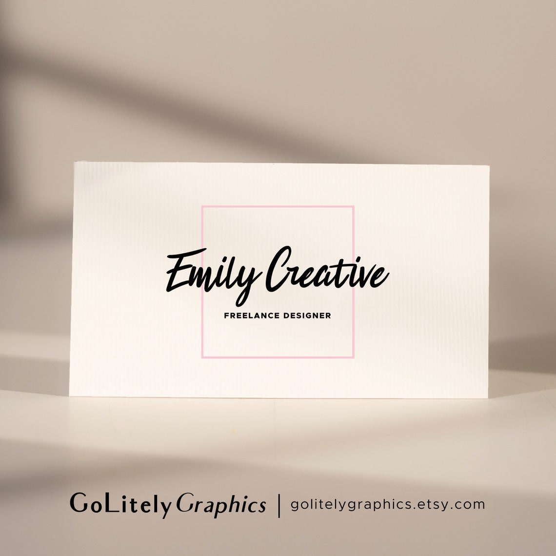 Square Logo, Signature Logo, Typographic Logo | Made for You Logo ...