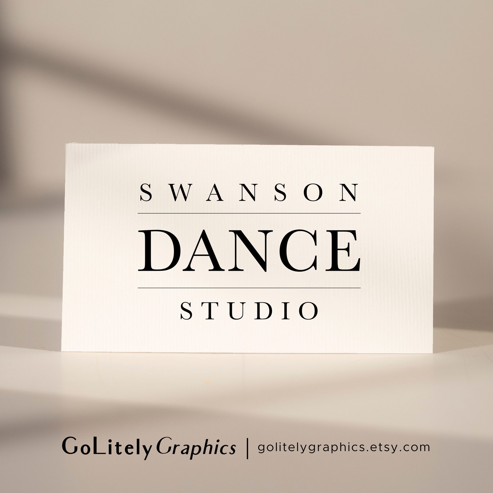 Stacked Logo, Text Logo, Classic Serif Logo | Made for You Logo Design ...