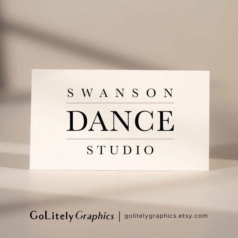 Stacked Logo, Text Logo, Classic Serif Logo | Made for You Logo Design ...