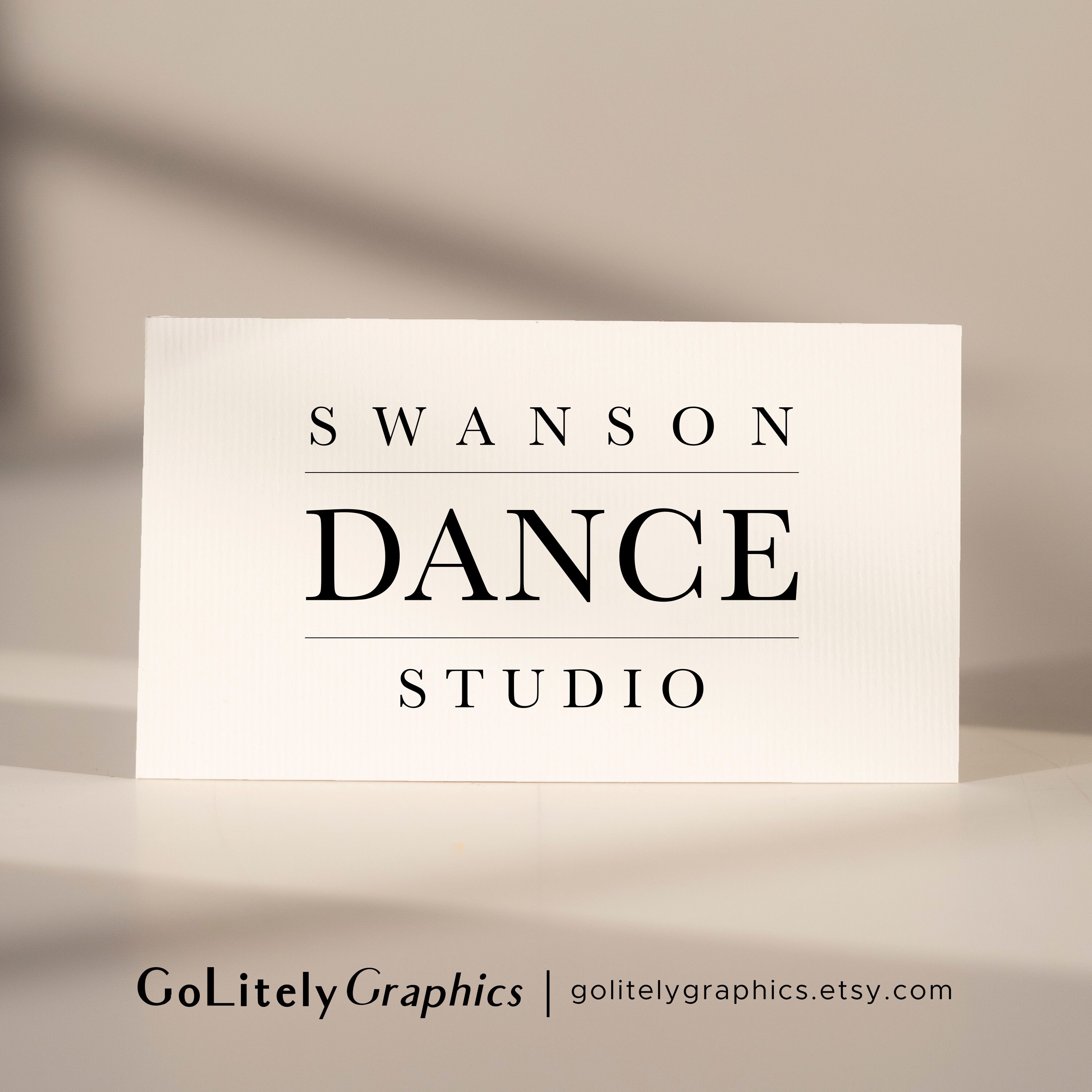 Stacked Logo, Text Logo, Classic Serif Logo | Made for You Logo Design ...