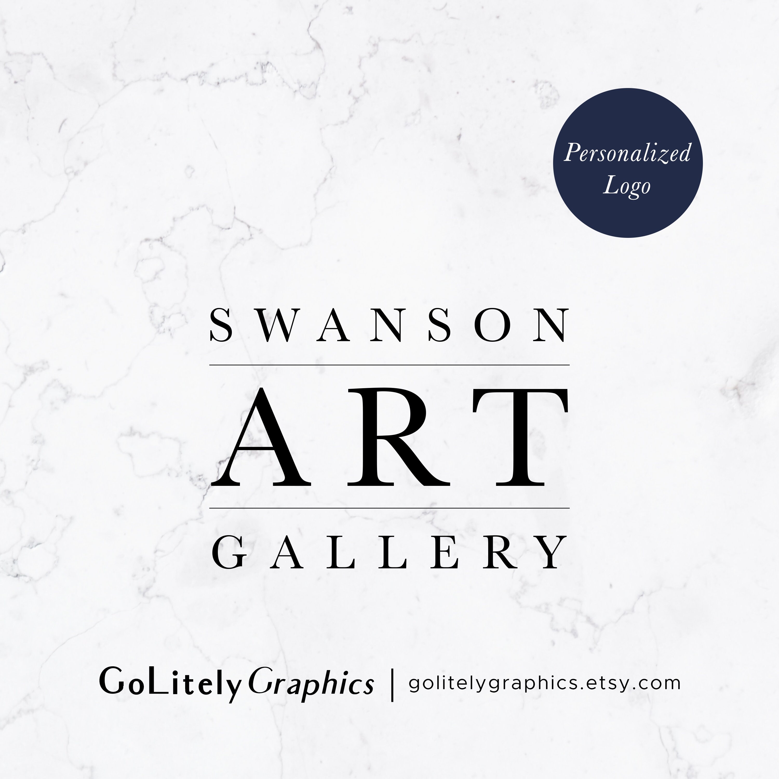 Stacked Logo, Text Logo, Classic Serif Logo | Made for You Logo Design ...