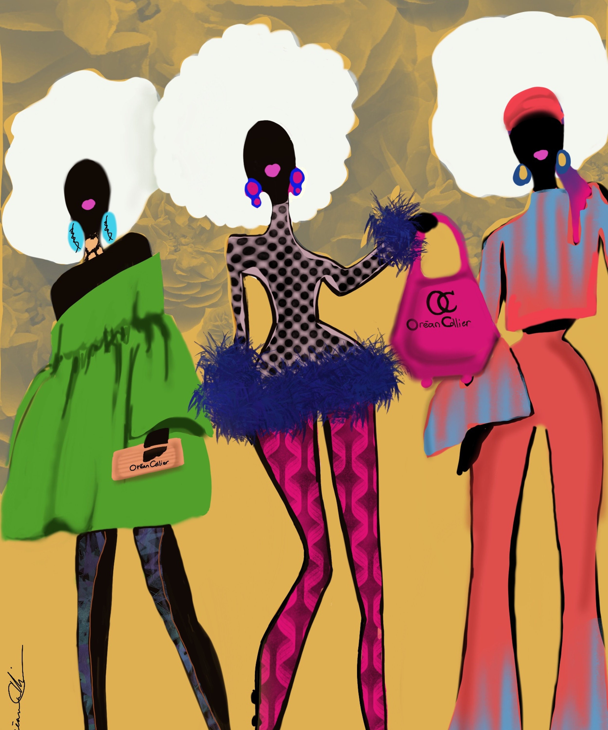 Women Art, Art Meets Fashion, Fashion Forward, Illustration Art ...