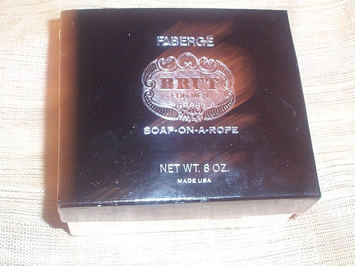 Vintage Faberge BRUT Soap on a Rope, 1970s Iconic Scent, NOS - Etsy