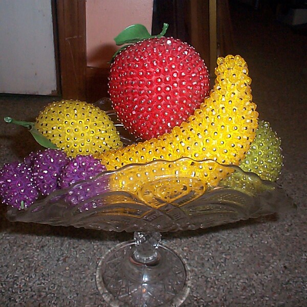 Beaded Fruit - Etsy