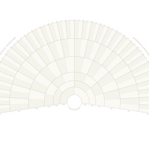 Blank Genealogy Fan Chart - Etsy