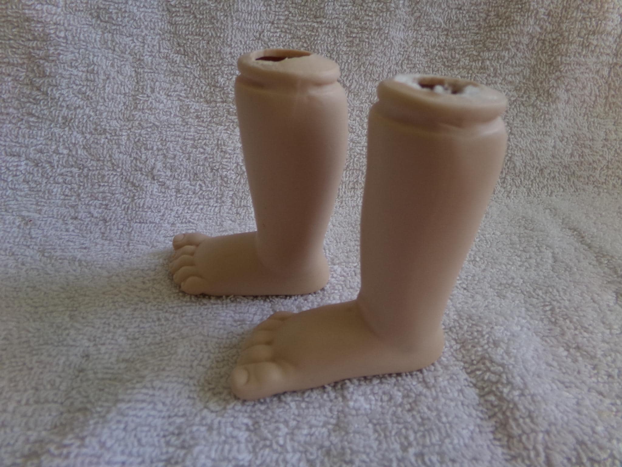 3 1/4" Porcelain Doll Legs With Feet and Toes - Etsy