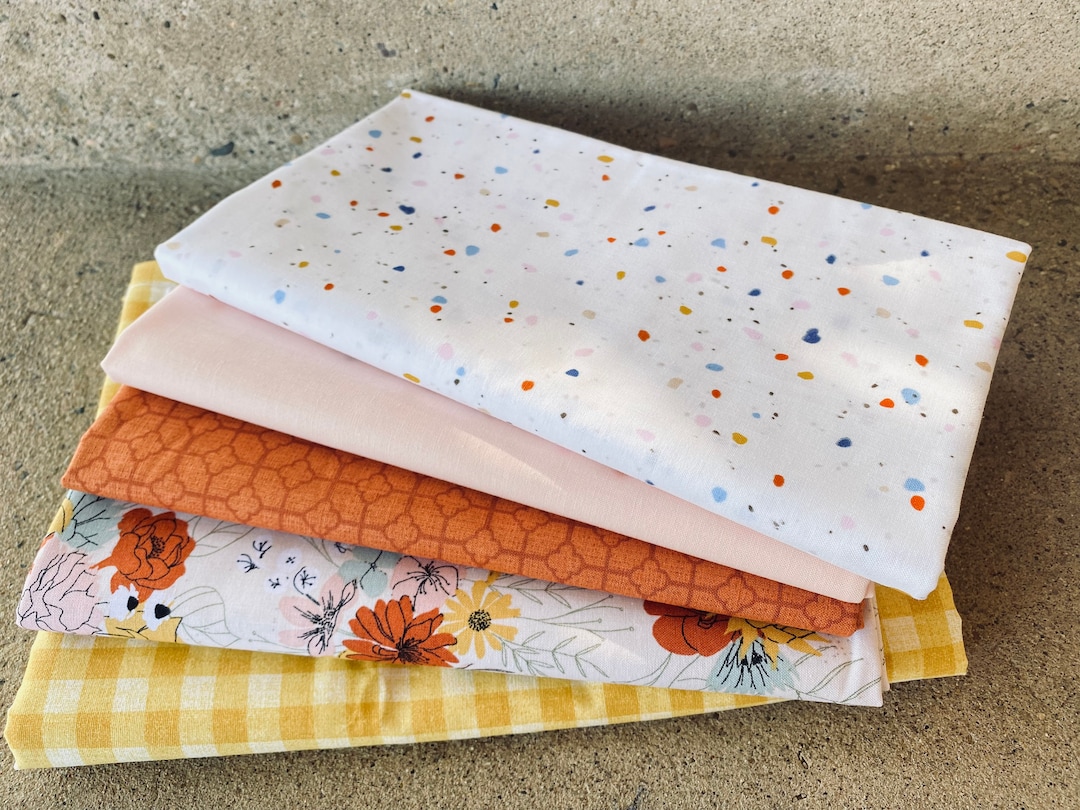 Fall Florals Fat Quarter Fabric Bundle - Etsy