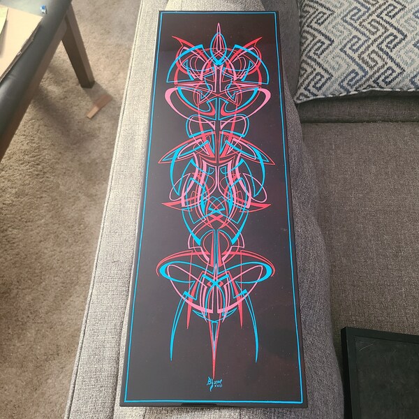 Pinstripe Art - Etsy