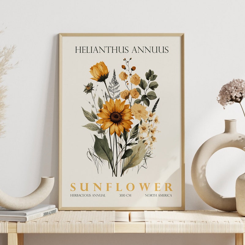 Sunflower Poster - Etsy
