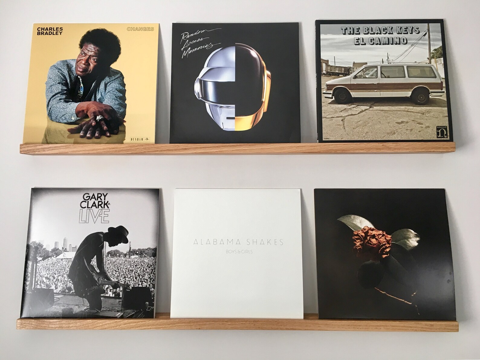 Vinyl Record Collection Display Shelf Wall-mounted Hardwood - Etsy