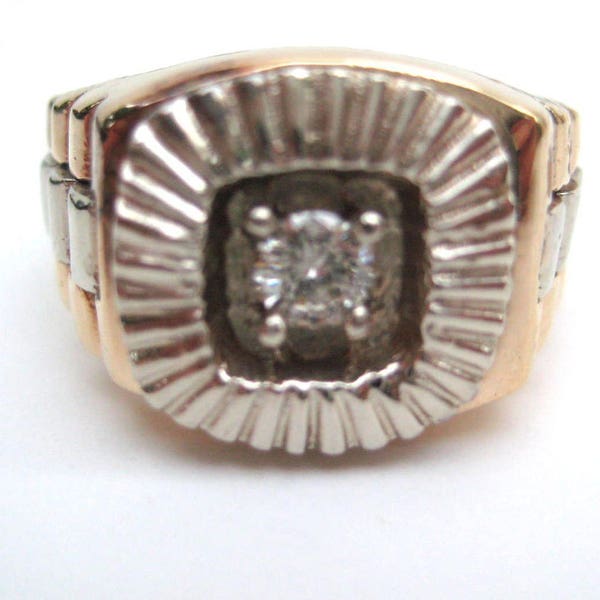 Modern Gents Ring - Etsy