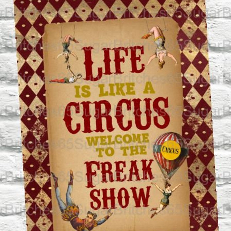 Circus Freak Show - Etsy