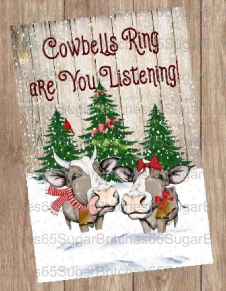 Christmas Wreath Sign Cow Wreath Sign Christmas Decor Cow - Etsy