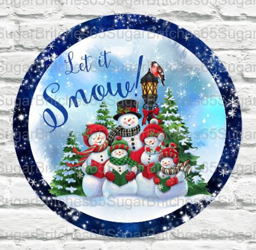 Snowman Sign, Snowman Wreath Sign, Winter Wreath Sign, Winter Themed ...