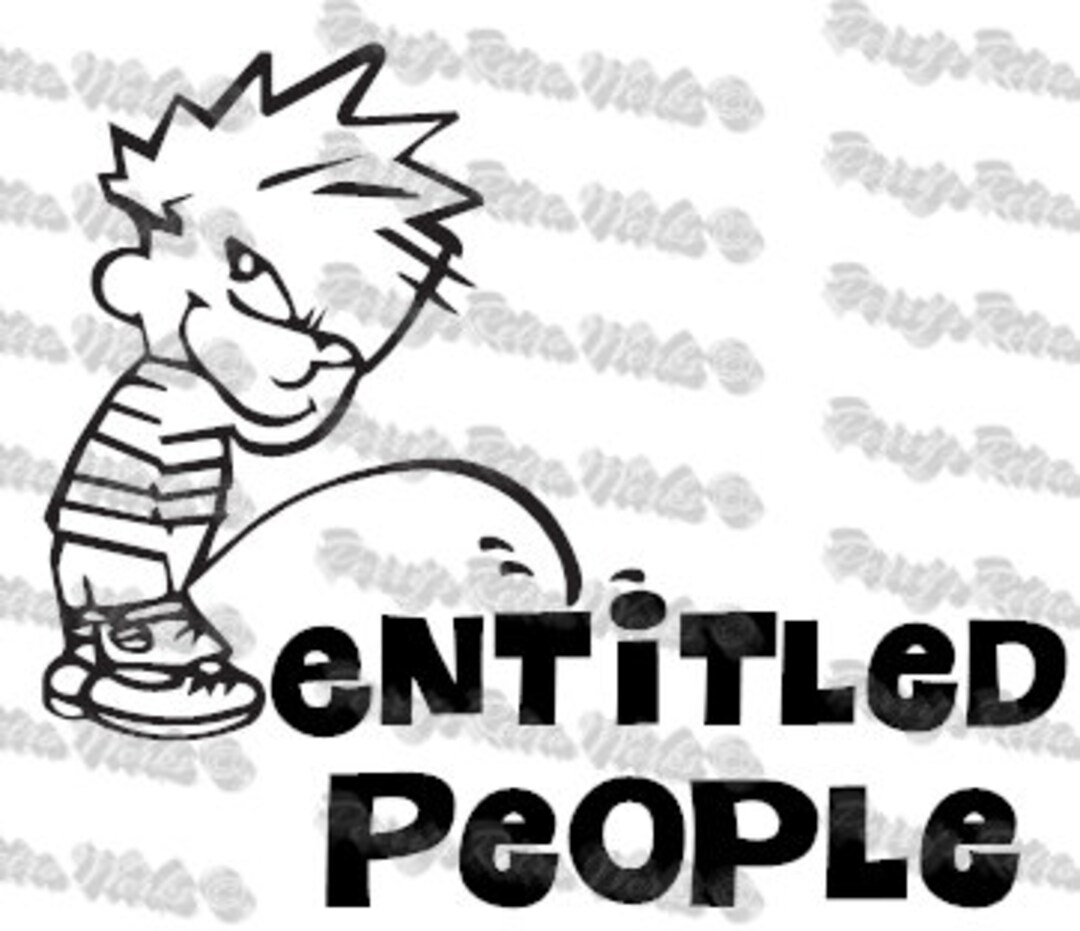Piss on Entitled People SVG - Etsy