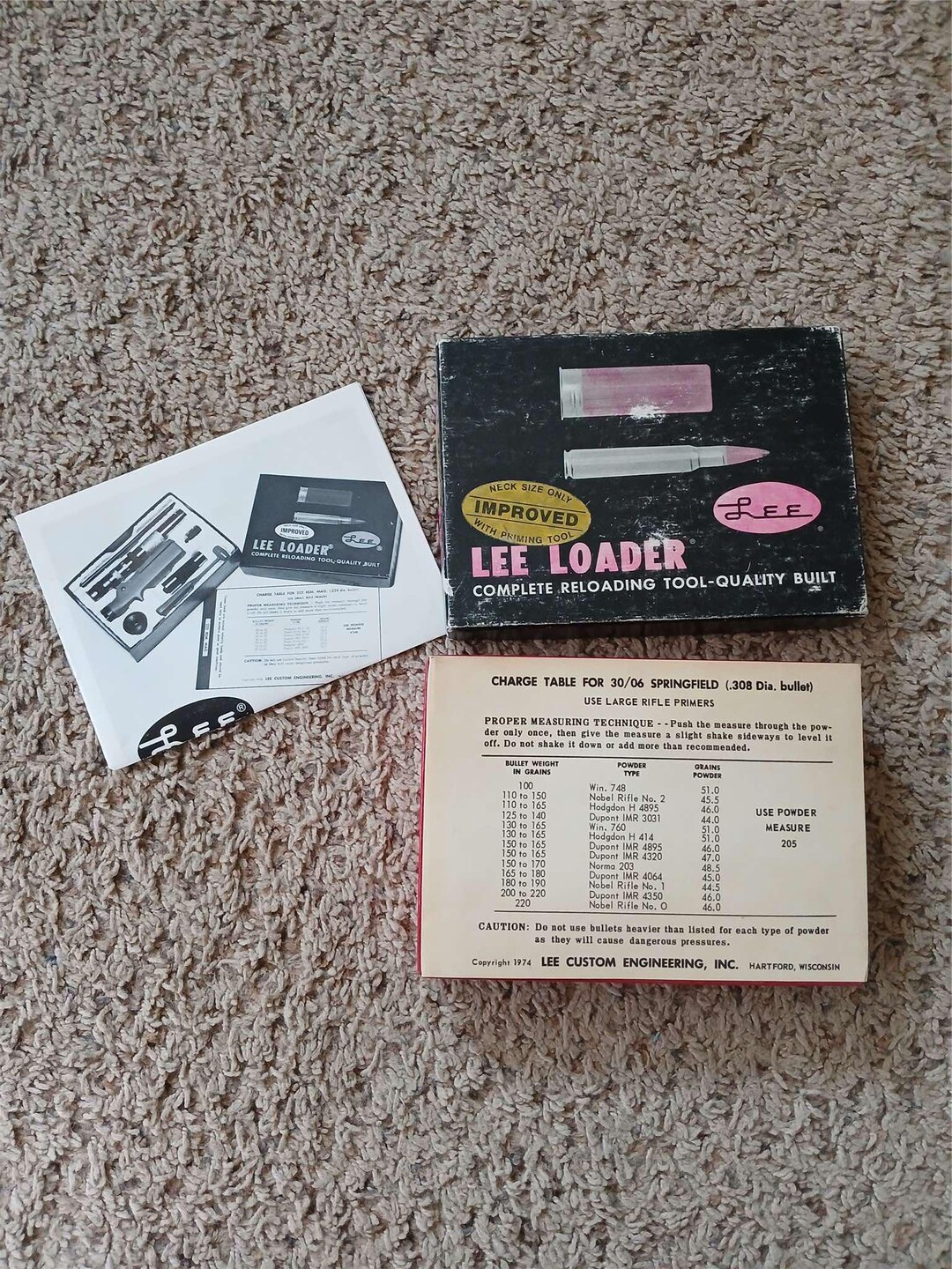 Vintage Lee Loader Reloading Kit - 30-06 Springfield - Complete Set - Etsy