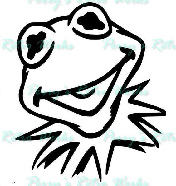 Kermit The Frog Face Drawing