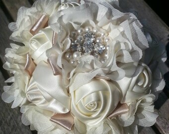 Ribbon rose bouquet | Etsy