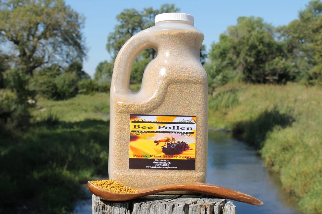 Fresh Bee Pollen Pure Raw Natural Nebraska Bee Pollen 1 Gallon 6lb Jug ...