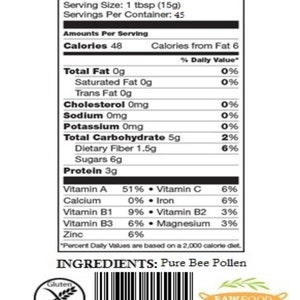Fresh Bee Pollen Pure Raw Natural Nebraska Bee Pollen 1.5lb Jar - Etsy