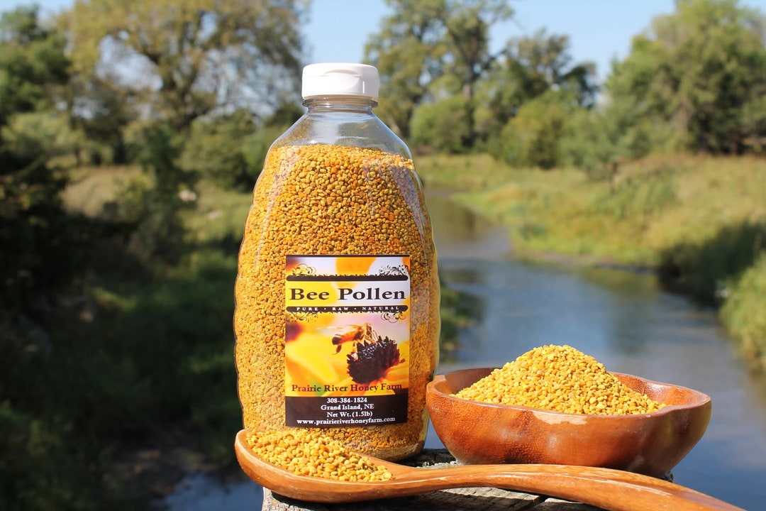 Fresh Bee Pollen Pure Raw Natural Nebraska Bee Pollen 1.5lb Jar - Etsy