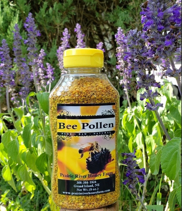 Fresh Bee Pollen Pure Raw Natural Nebraska Bee Pollen 8oz Jar - Etsy