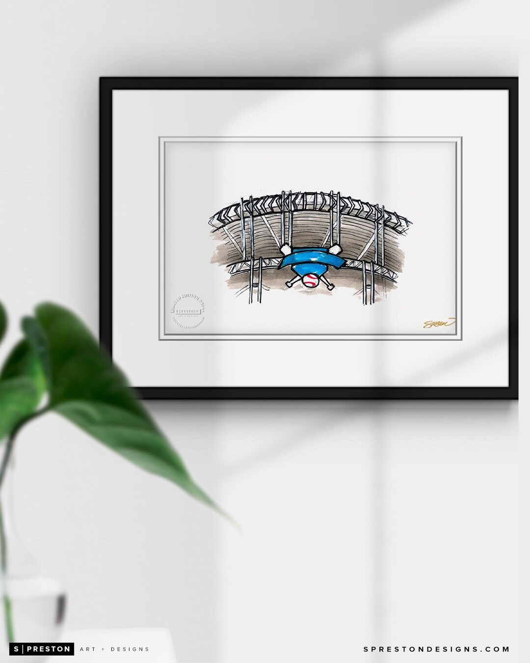 Progressive Field Limited Edition Fine Art Print - Ballpark Art Print ...