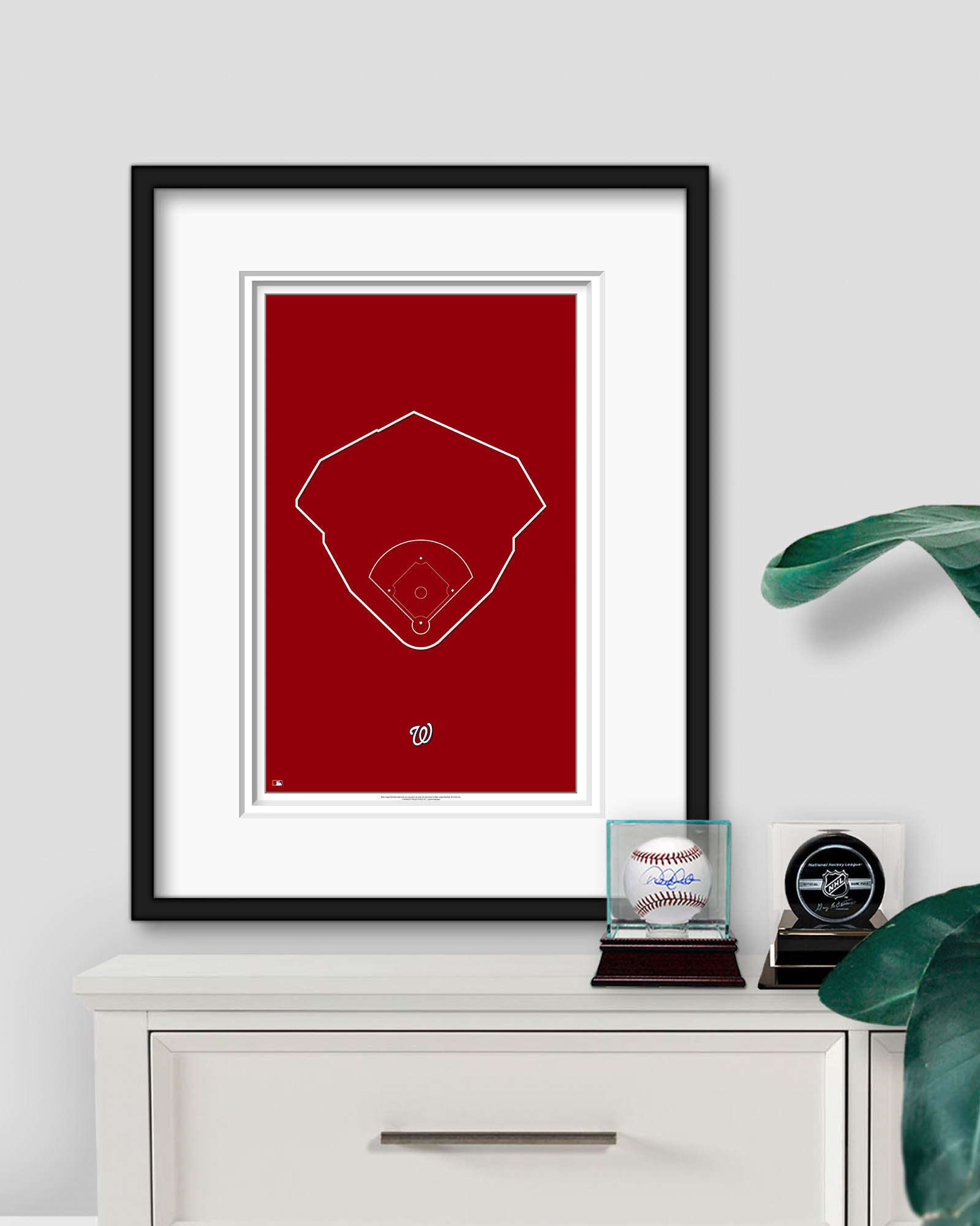 Outline Nationals Park - Washington Nationals Art Poster Print by S ...