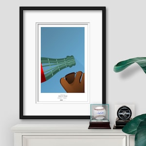 Minimalist Oracle Park - Ballpark Art Print - San Francisco Giants ...