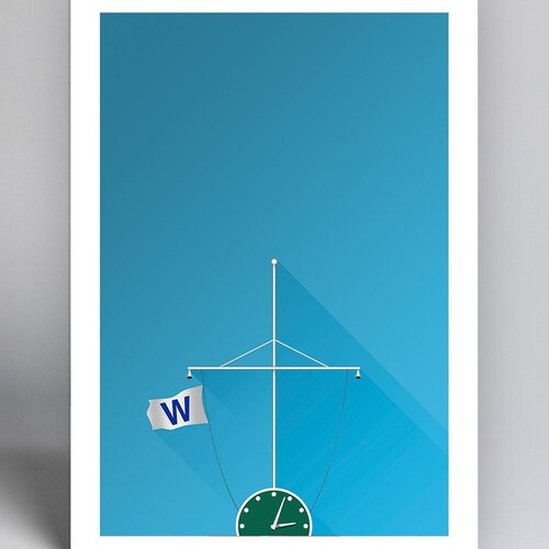 Chicago Cubs Wrigley Field Stadium Ballpark Blueprint Baseball - Etsy