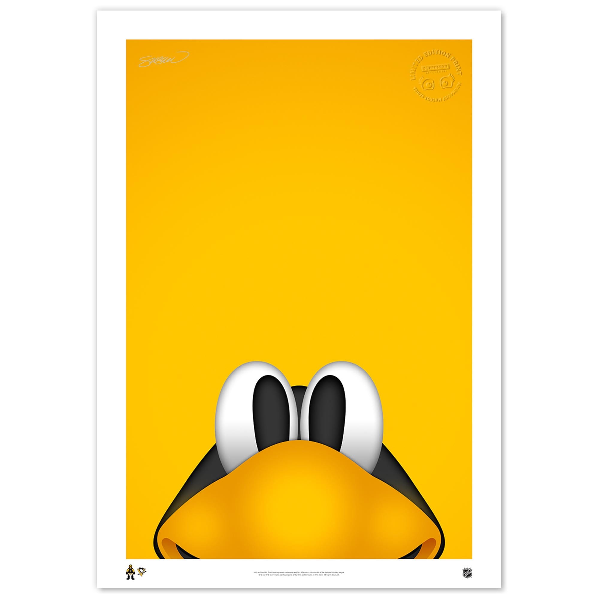 Minimalist Iceburgh Square Poster Print Pittsburgh Penguins - Etsy