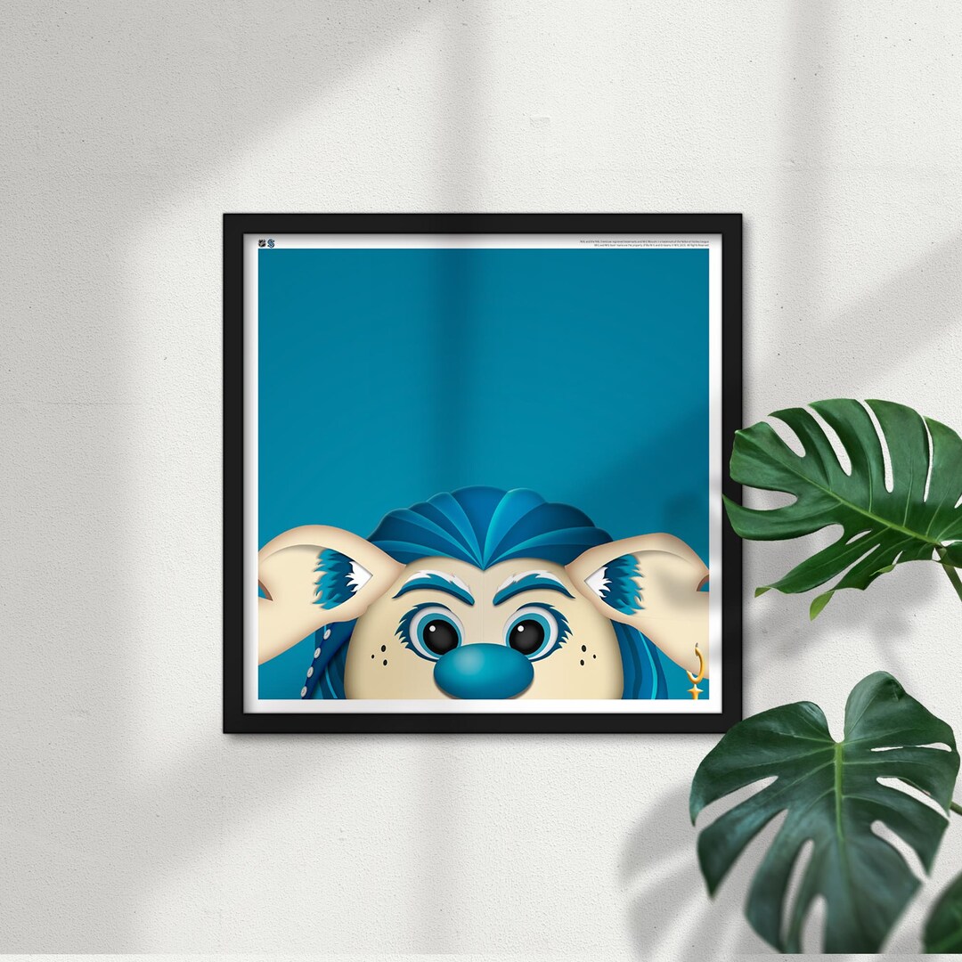 Minimalist Buoy Seattle Kraken Mascot - NHL Licensed Limited Edition ...