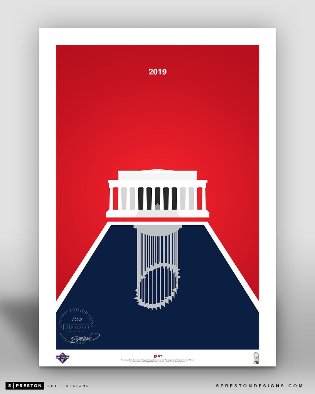 MLB World Series 2019 Limited Edition Minimalist MLB Washington ...