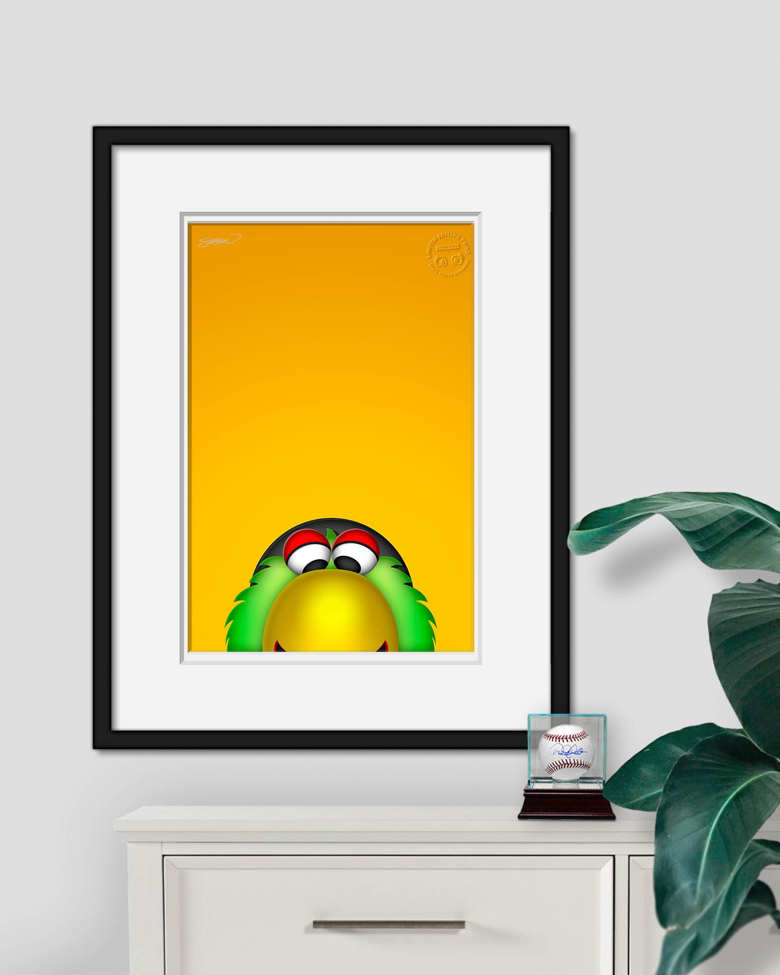 Minimalist Pirate Parrot Square Poster Print Pittsburgh Pirates Mascot ...