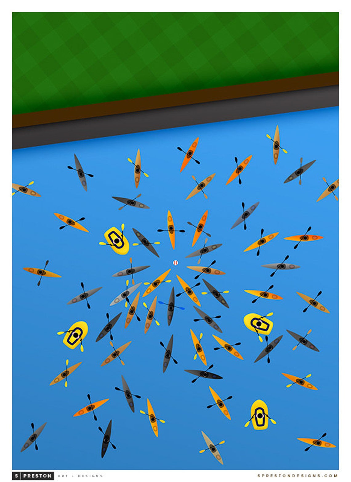 Minimalist Oracle Park Ballpark Art Print SF Giants - Etsy