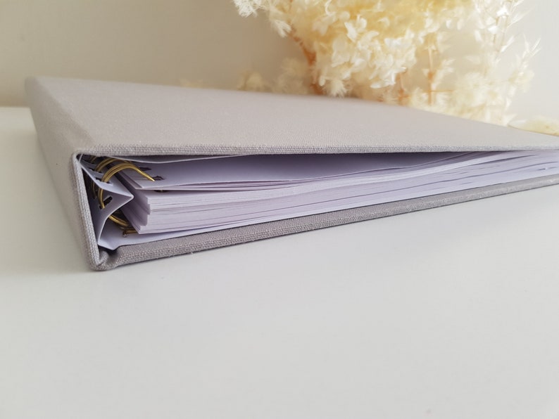 Landscape DIY Personalised Linen Photo Album Photo Guest Book - Etsy