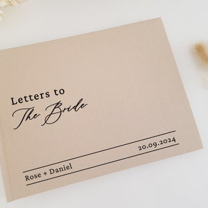 Personalised Letters to the Bride Hen's Party Bachelorette Guest Book ...