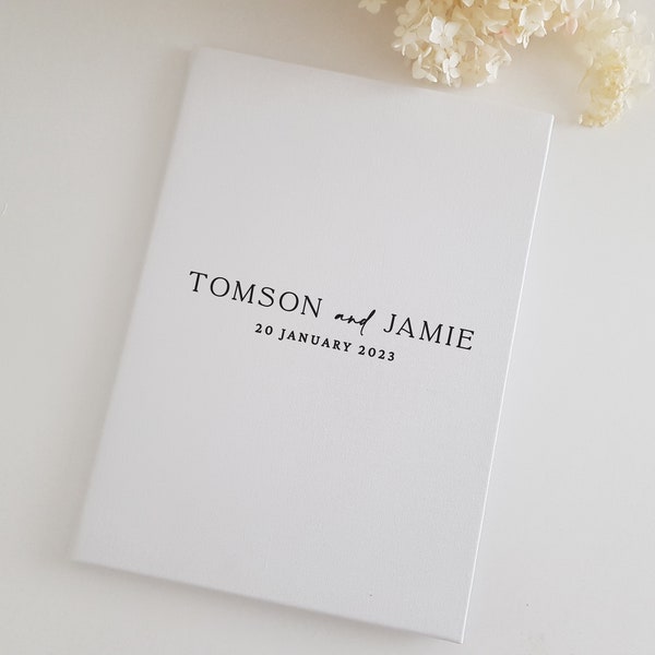 Marriage Certificate Guest Book - Etsy