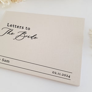 Personalised Letters to the Bride Hen's Party Bachelorette Guest Book ...
