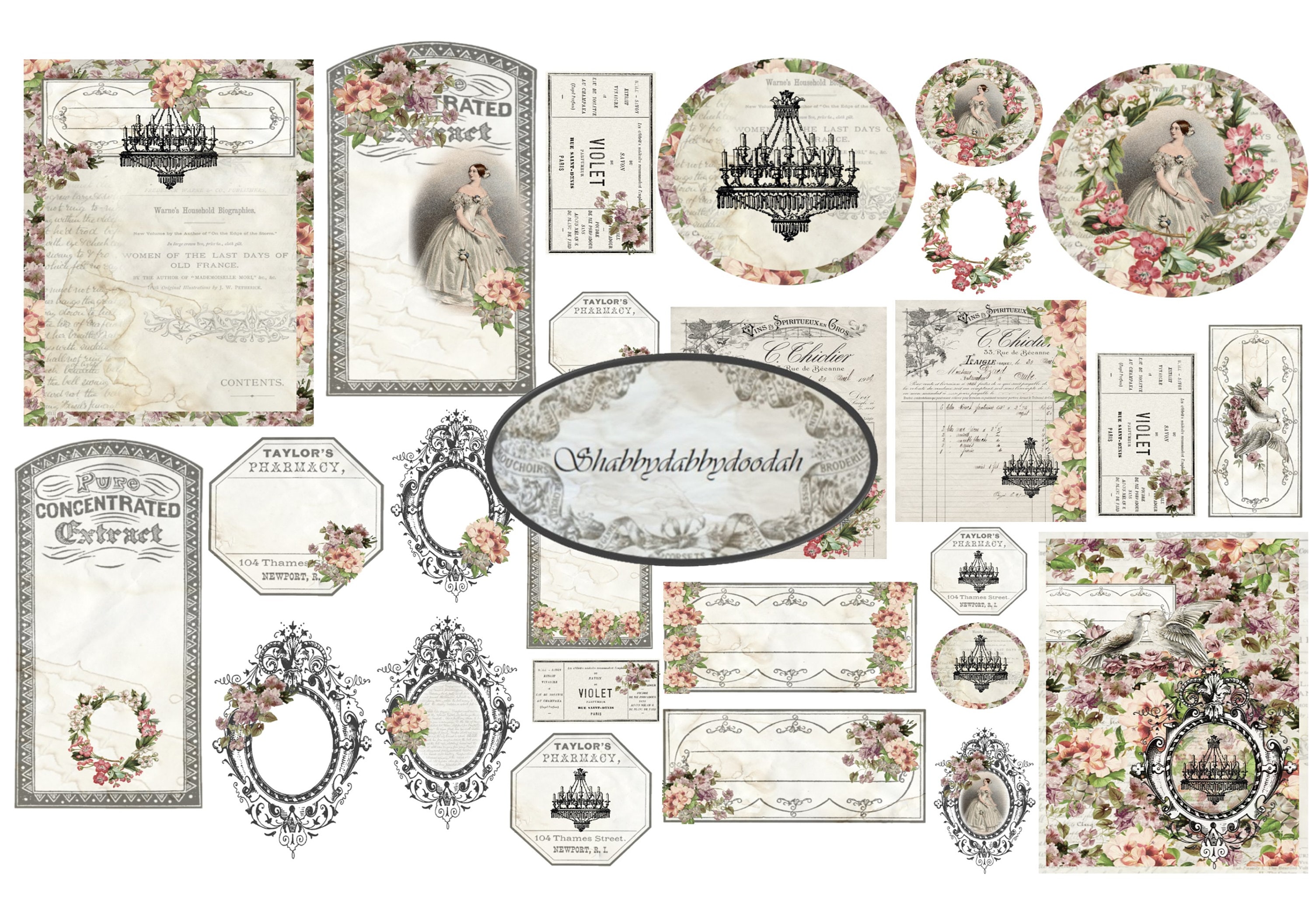 The Secret Garden 23 Page Junk Journal Printable Kit Vintage Images ...