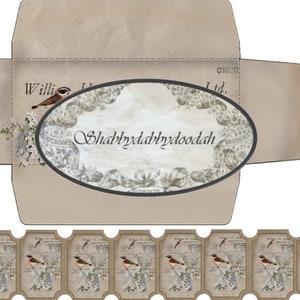 16 Pc Vintage Bird Themed Invoices Envelopes Tickets Tags - Etsy UK