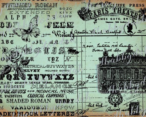 CORE JUNK JOURNAL Sage Paper Pack Digital Download | Mix & Match ...