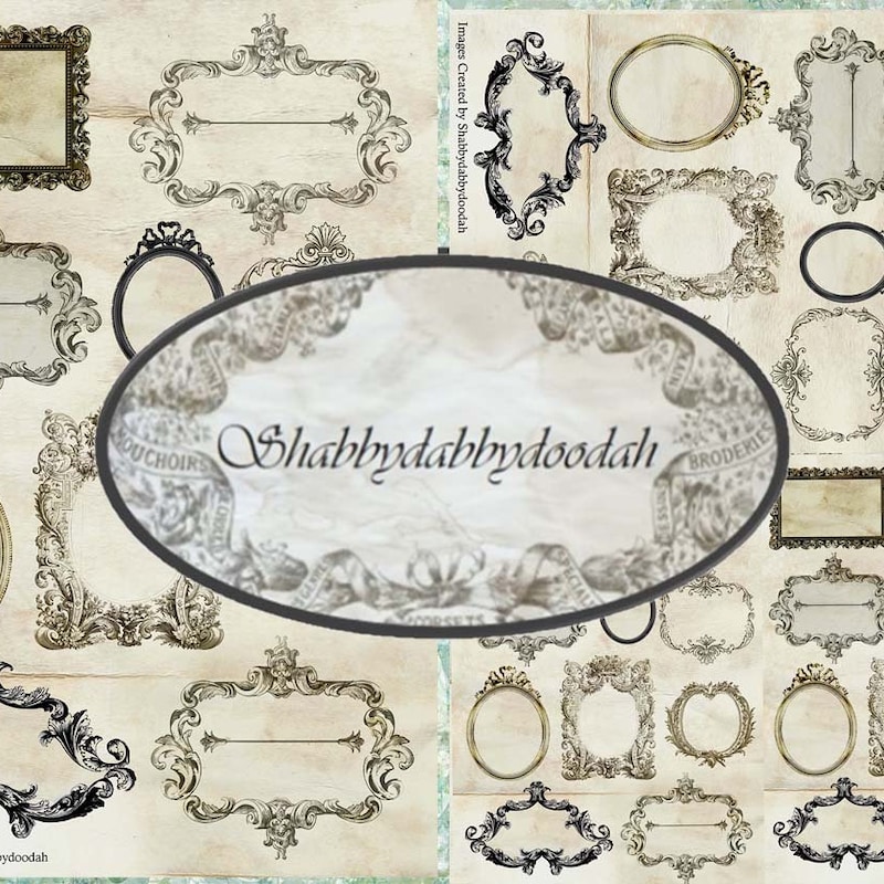 Fancy Picture Frame - Etsy