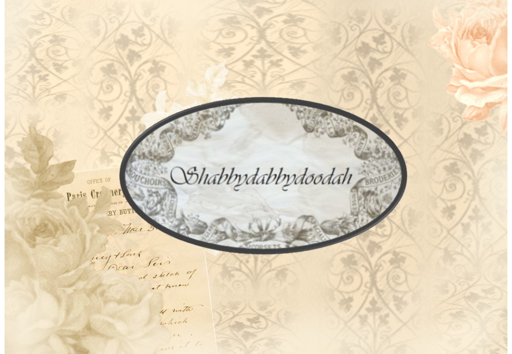 11 X Background Pages ELEGANT BEAUTY Peach Vintage Apricot Coloured ...