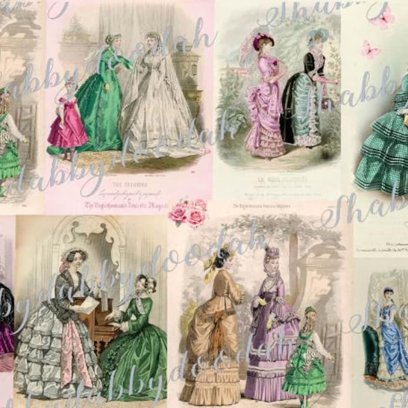 Fashion Plates Printable - Etsy