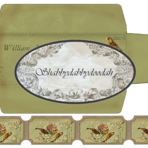 16 Pc Vintage Bird Themed Invoices Envelopes Tickets Tags - Etsy UK