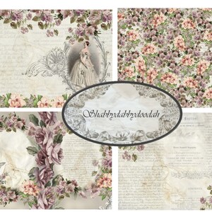 The Secret Garden 23 Page Junk Journal Printable Kit Vintage Images ...